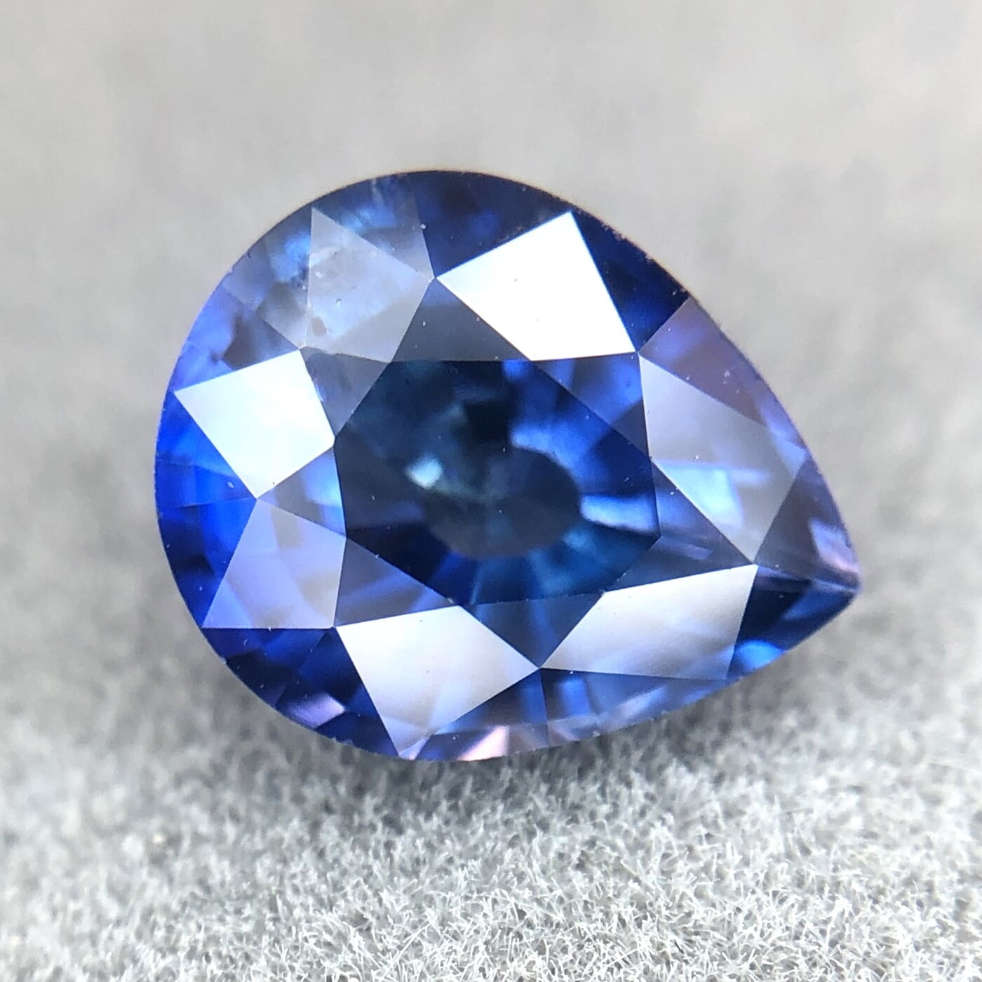 1.28ct Pear Mixed Cut Sapphire