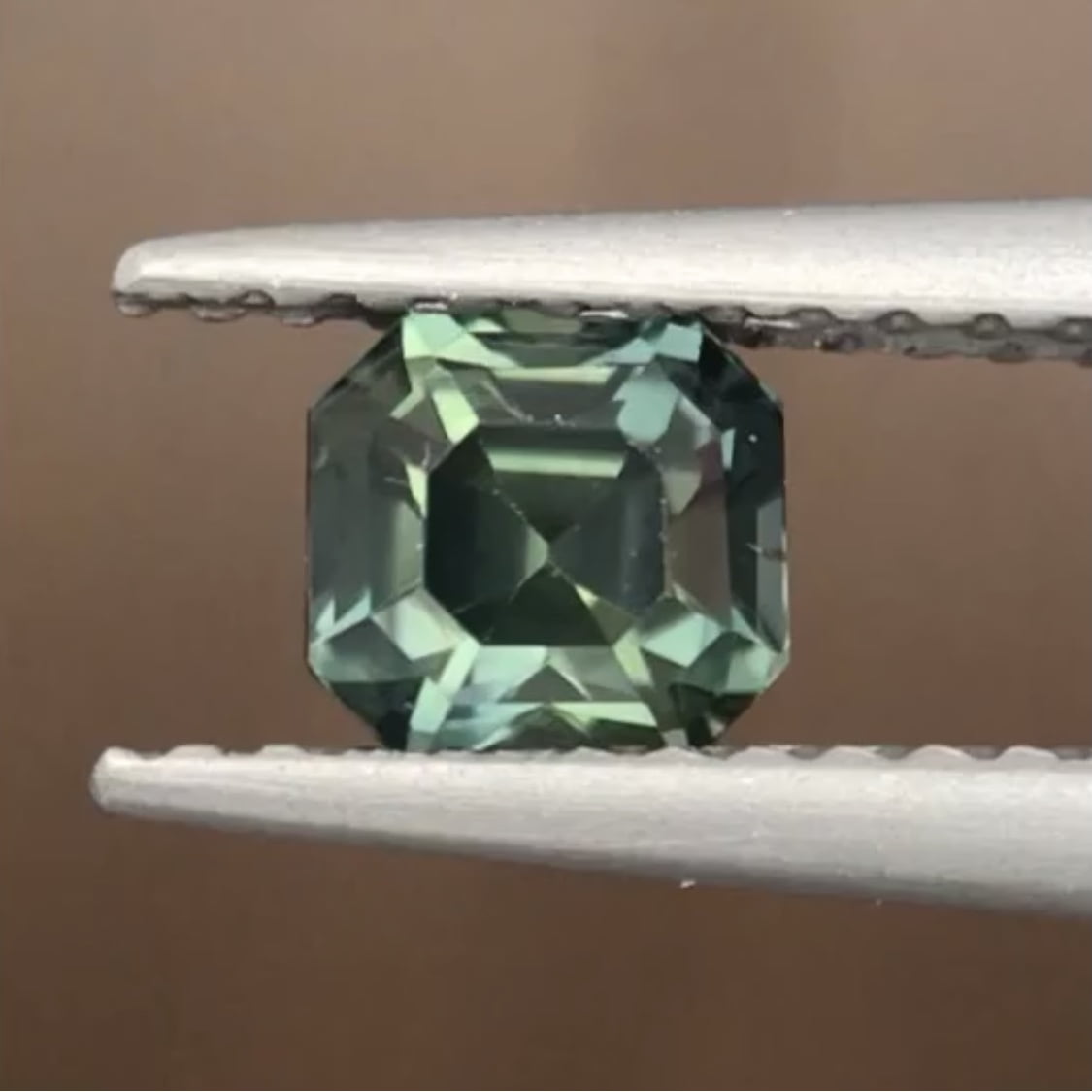 0.84ct Octagon Step Cut Sapphire