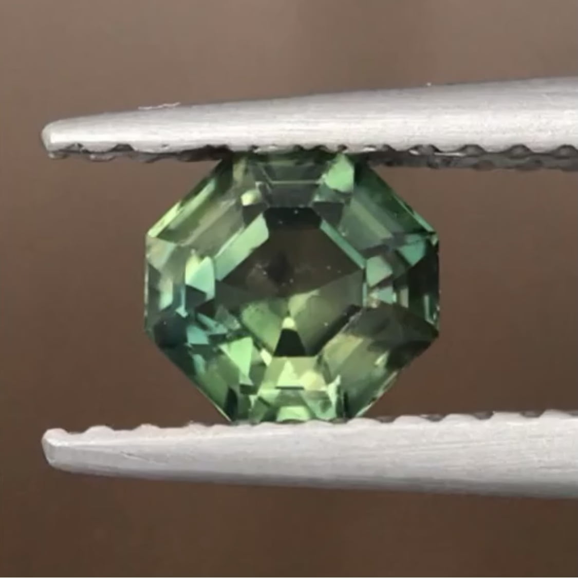 0.89ct Octagon Step Cut Sapphire