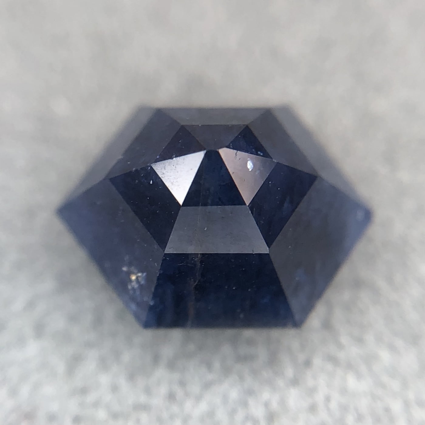 2.21ct Hexagon Step Cut Sapphire