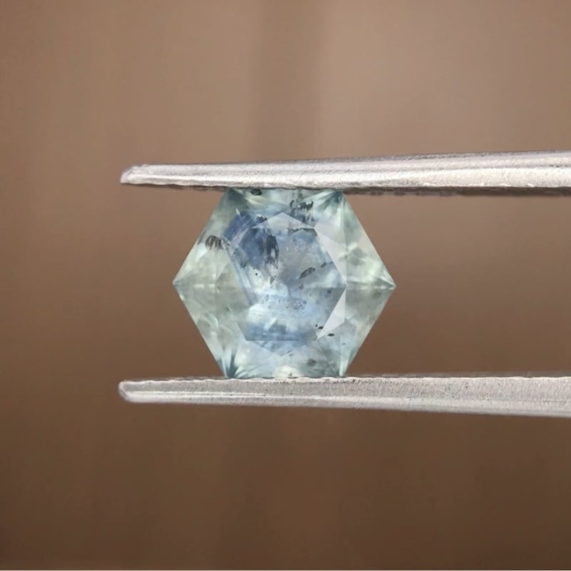 Hexagon Cut Sapphires